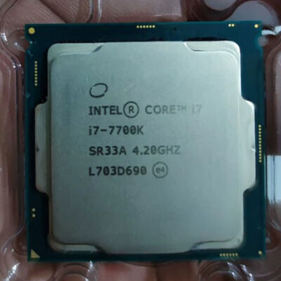 Intel 7th Core i7-7700K SR33A 4.20GHz 4-Core 8-T 8MB 91W LGA-1151 CPU ...