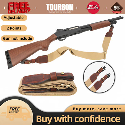 Tourbon Webbing Rifle Slings Shotgun Strap/2 Swivels Gun Mounted ...