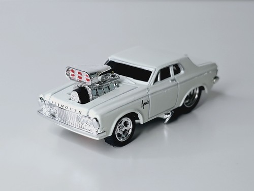Muscle Machines - 1963 Plymouth Savoy White - 1:64 Diecast - No Box | eBay