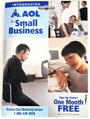 AOL for Small Business - America Online Collectible CD, Install ...