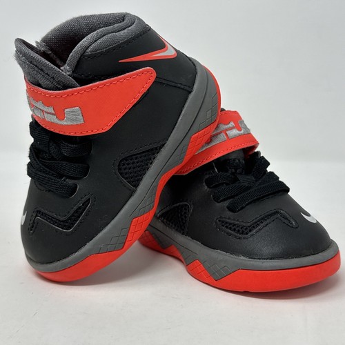 Size 4C - Nike Lebron James Soldier VII 7 Sneakers 616987-002 Neon ...