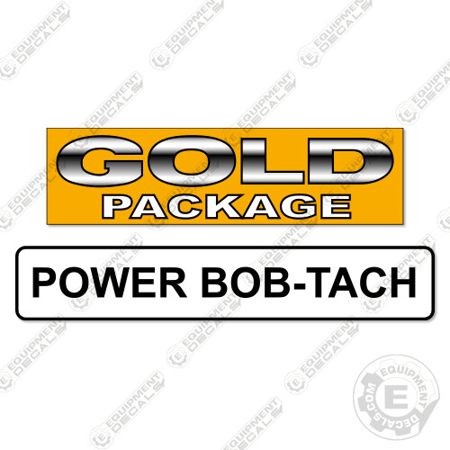 Fits Bobcat Gold Package Skid Steer Decals | eBay