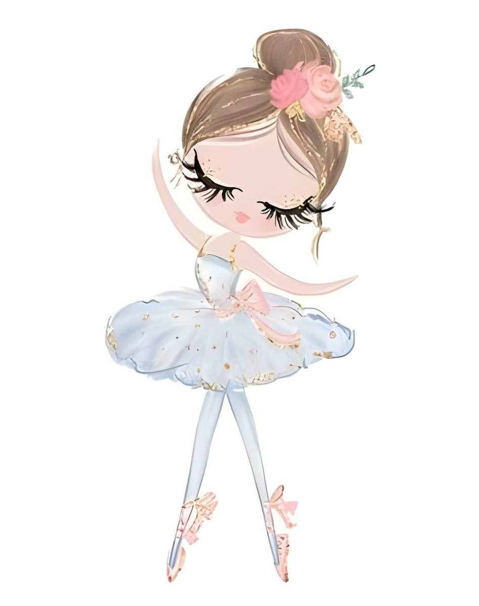 Baby Ballerina Illustration