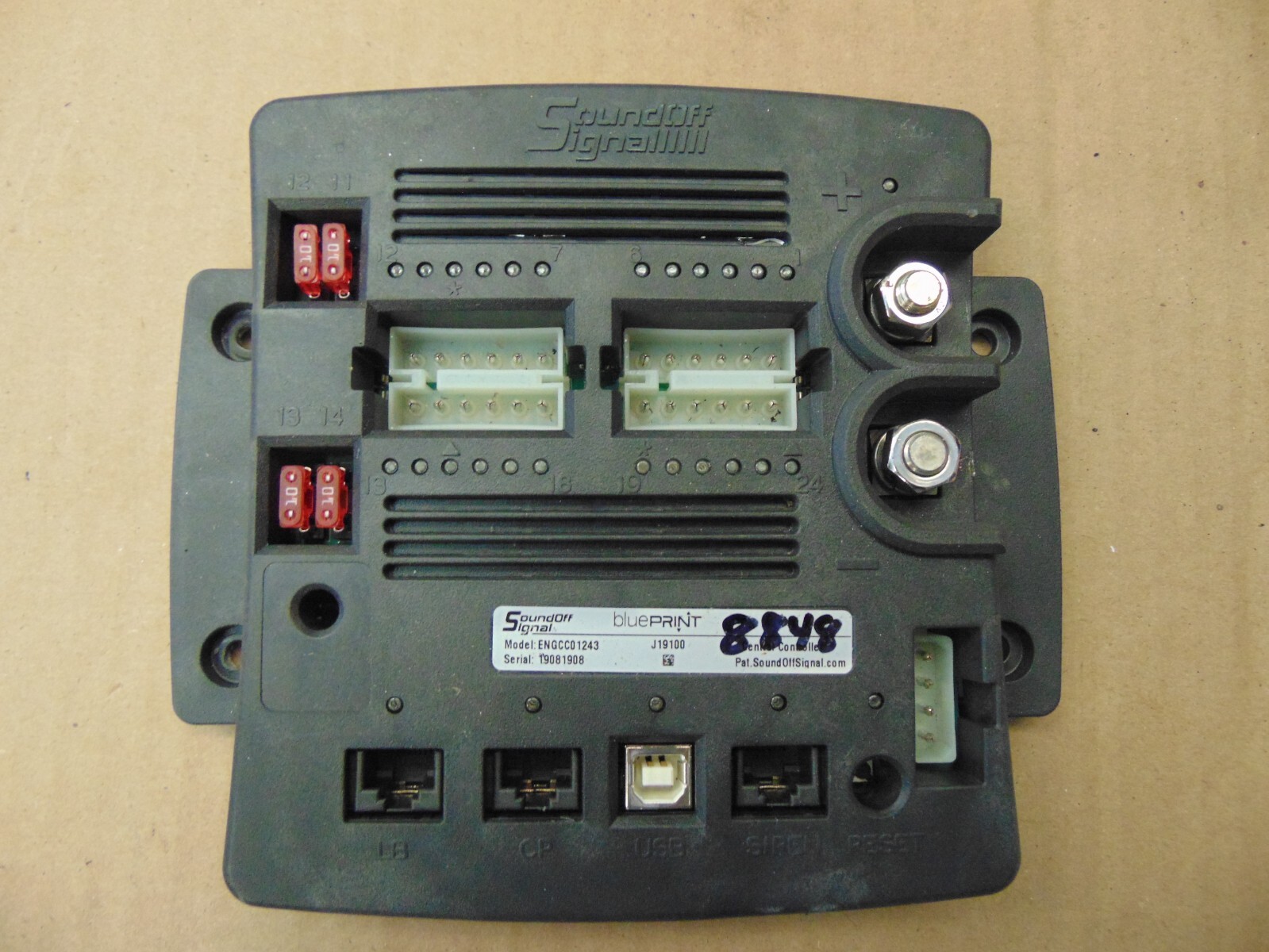 SOUND OFF SOUNDOFF SIGNAL BLUEPRINT MODEL ENGC01243 CENTRAL CONTROLLER ...