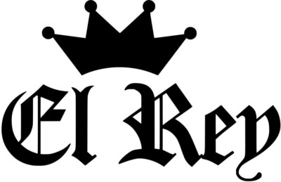 El Rey Text Crown Vinyl Sticker Decal JDM Race Drift - Choose Size ...