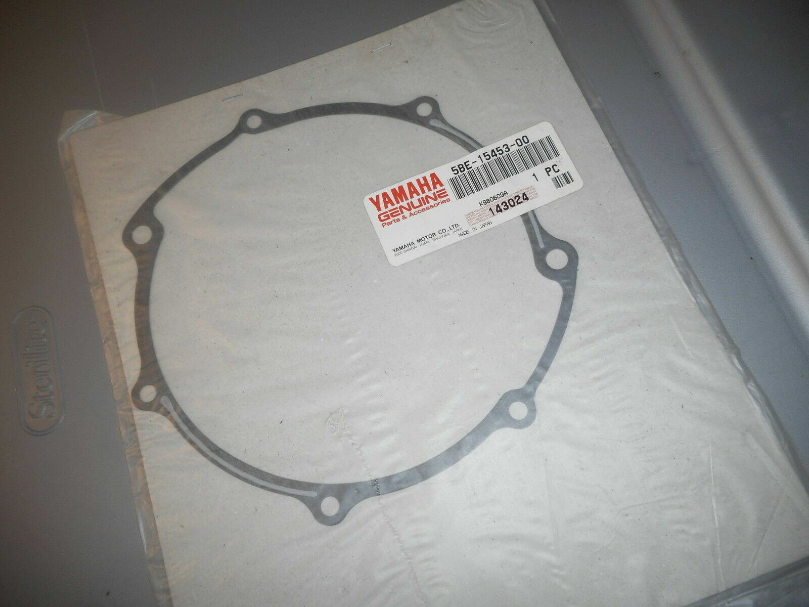 NOS Yamaha YZ400F YZ400 WR400 OEM Crankcase Crank Case Cover Gasket 5BE ...