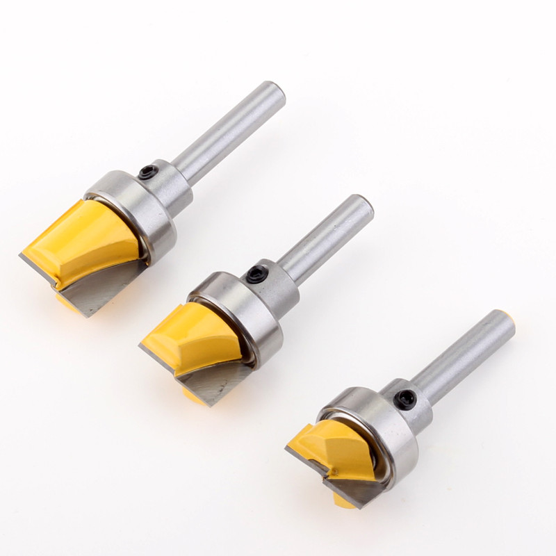 3 Pcs 1/4" Shank Hinge Mortise/Template Router Bit Set 3/4" Diameter | eBay