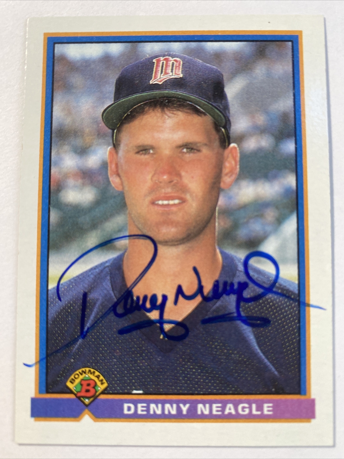 1991 Bowman #323 Denny Neagle AUTOGRAPHED Card - Minnesota Twins | eBay