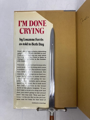 I'm Done Crying by Louanne Ferris First 1st Edition VG HC 1969 | eBay