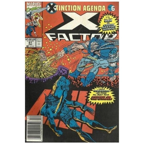 X-Factor #61 Newsstand - 1986 series Marvel comics VF minus [q` | eBay