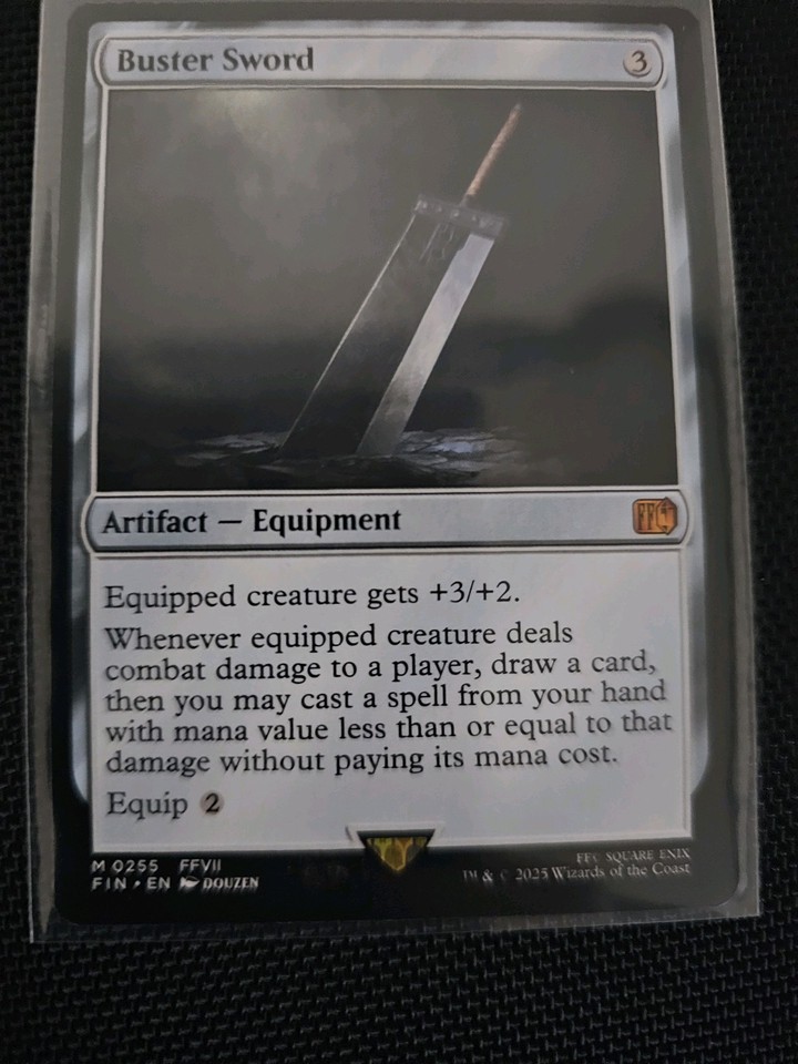 Buster Sword - Final Fantasy MTG #255 | eBay