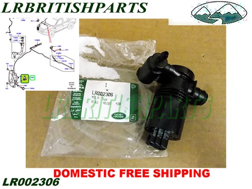 GENUINE LAND ROVER WINDSHIELD MOTOR AND PUMP WASHER LR2 NEW LR002306 | eBay