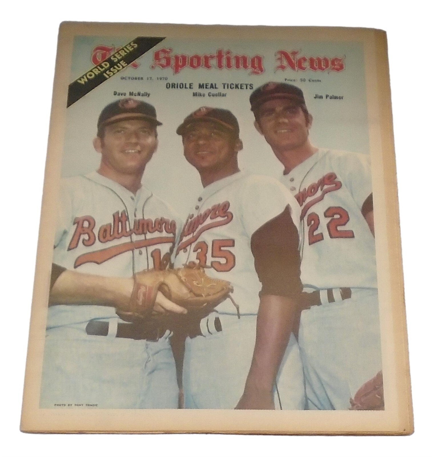 1970 The Sporting News 10/17/70 TSN Jim Palmer Mike Cuellar Dave McNally 82606 | eBay