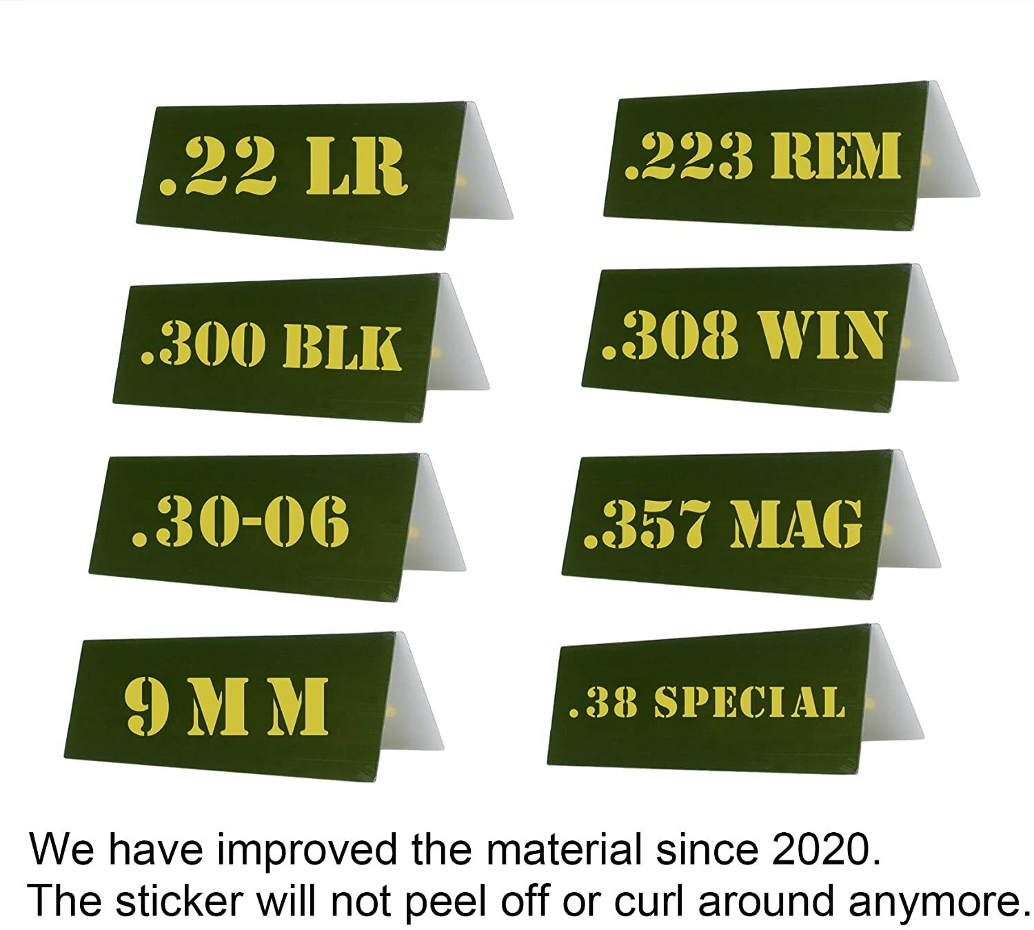 .22 .223 .308 .30 .357 9MM .380 .40 .45 7.62 12GA Ammo Can Vinyl Skin ...