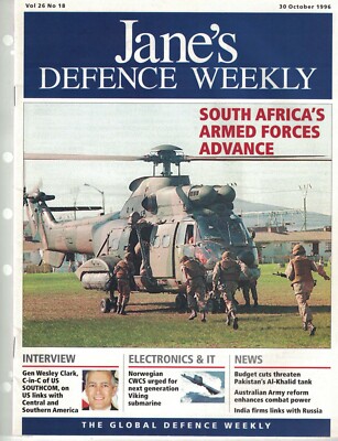 JDW - Jane's Defence Weekly Magazine (30 OCTOBER 1996) | eBay