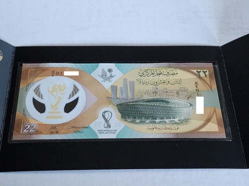 World Cup Qatar 2022 Banknote Commemorative Bill Soccer Football by ...