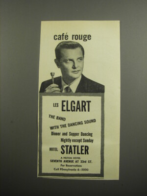 1955 Hotel Statler Advertisement - Les Elgart - Caf Rouge | eBay