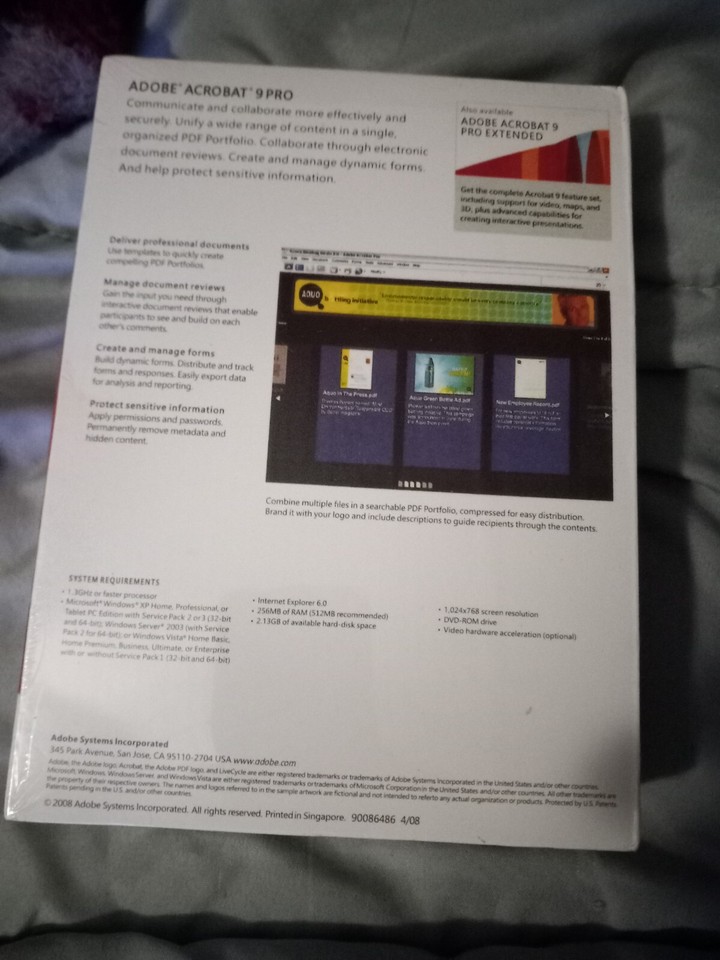 Adobe Acrobat 9 Pro For Windows with Serial Number | eBay