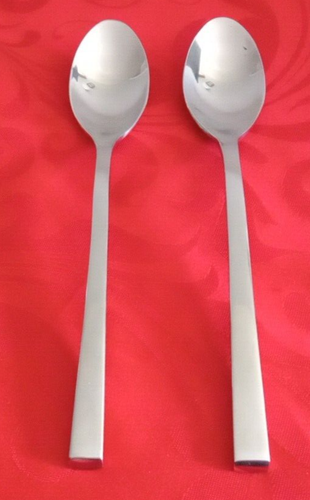 Food Network stainless Chive lot of 2 teaspoons 7" NM polished | eBay