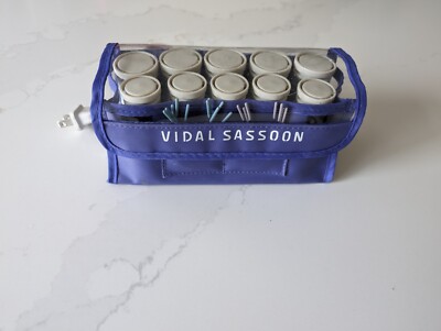 Vidal Sassoon -10 Piece Hot Travel Rollers in Original Case Model ...
