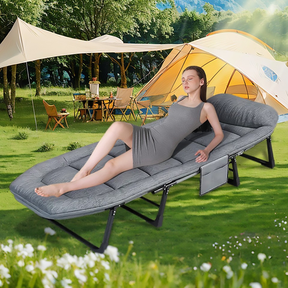 Folding Camping Cot - 400lbs Capacity, Portable & Compact lightweight ...