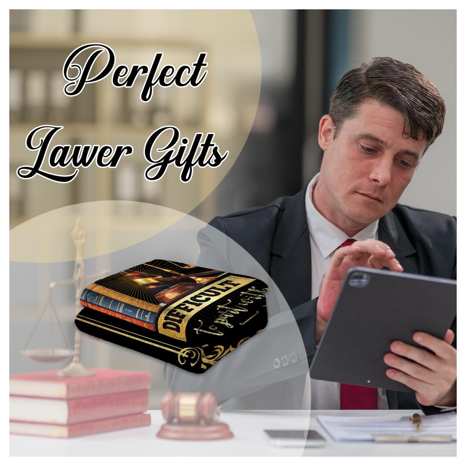 Lawyer Gifts for Women Men Blanket 60x50 Graduation for Future Lawyer ...