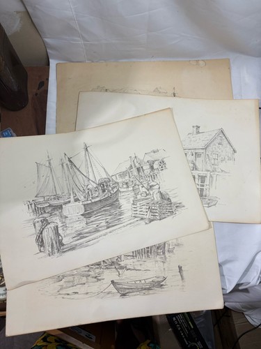 Pencil Drawing Print Artist: Jay Killian Scenery 14" x 11.5" VGC | eBay
