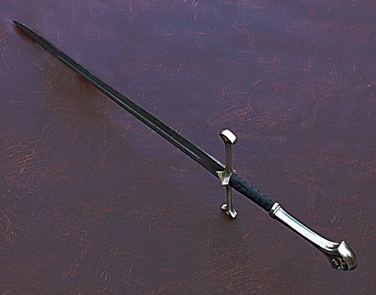 Damascus Steel Sword of Narsil the King Aragorn Replica/42 inches. | eBay