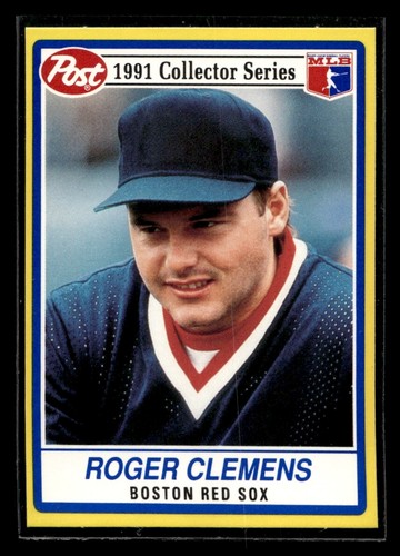 1991 Post Cereal Roger Clemens #12 Boston Red Sox | eBay
