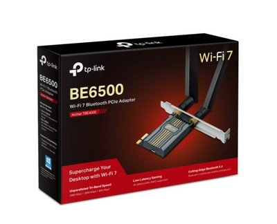 TP-Link Archer TBE400E BE6500 Wi-Fi 7 Standard Bluetooth 5.4 PCIe ...