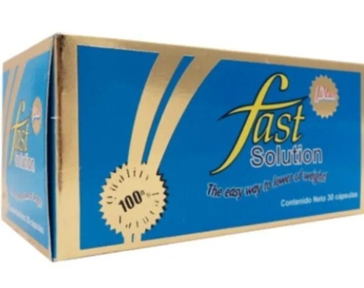 1 Fast Solution Suplemento Natural 30 Capsulas Para Quemar Grasa Bajar ...