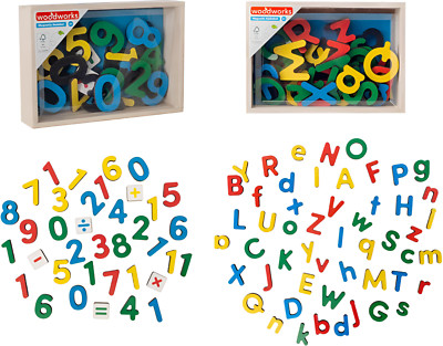 Large Magnetic Letters Alphabet & Numbers Toys Fridge Magnets Early ...