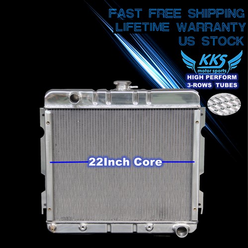KKS 3 Row Radiator For 1970-1972 Dodge Dart Plymouth Duster/Valiant 5 ...