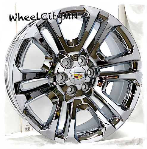 22" chrome OE 19301158 replica 4741 wheels fits Cadillac Escalade 6x5.5 ...