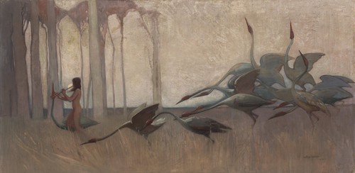Spirit of the Plains : 1897 : Sydney Long : Archival Quality Art Print ...