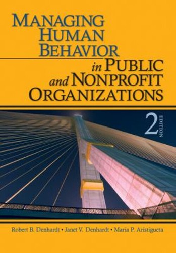 Managing Human Behavior in Public and Nonprofit Organizations Pap ...