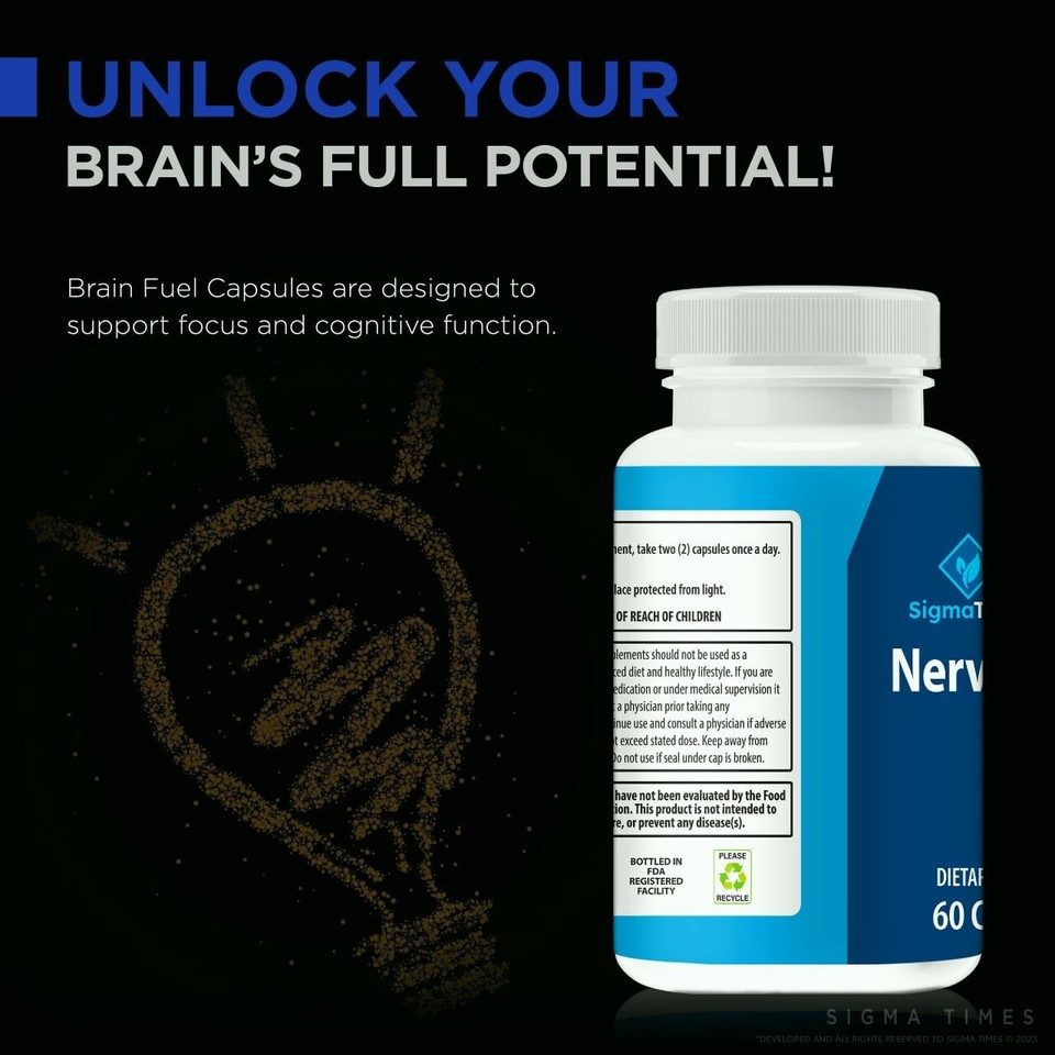 Nerve Fresh Advanced Cognitive Pills for Nerve Health & Function - 5 ...