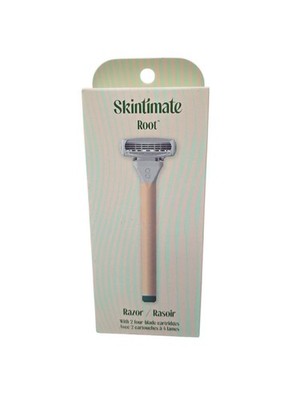 Skintimate Root Razor with 2 Four-Blade Cartridges | Smooth Shaving ...