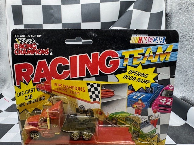 1994 Racing Champions Micro Team Transporter w/Car #87 Joe Nemechek | eBay
