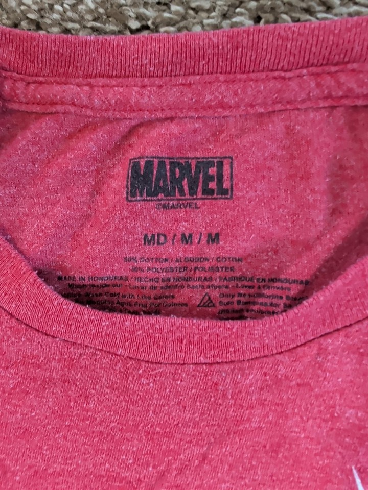 Spider-Man Game Marvel Comics Official Original T-shirt Red Men's ...