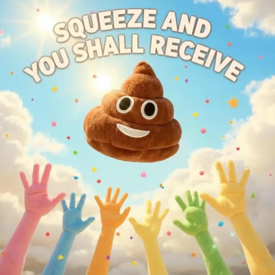 Funny Talking Poop Plush Toy,Makes Fart Sounds, Fake Poop Dog Toy for ...