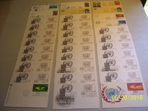 Lot-33 Most All Cacheted Unaddressed U.N FDI Postal Stationary Cards ...