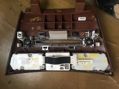 06-08 INFINITI M35 DASH RADIO CONTROL PANEL FACE PLATE ANALOG CLOCK OEM ...