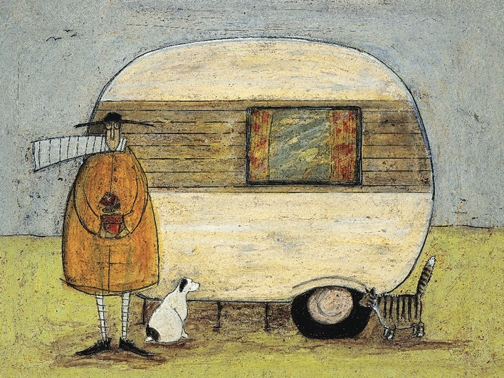 Sam Toft - Home From Home - Canvas Print Wall Art - 2 sizes available ...