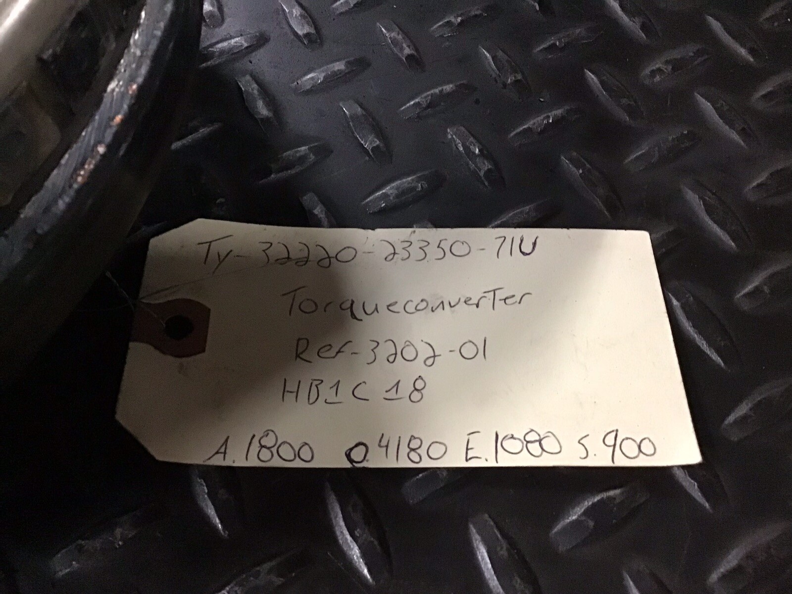 32220-23350-71 Torque Converter 322202335071 Toyota 7FGU15 Ref# 3202-01 ...