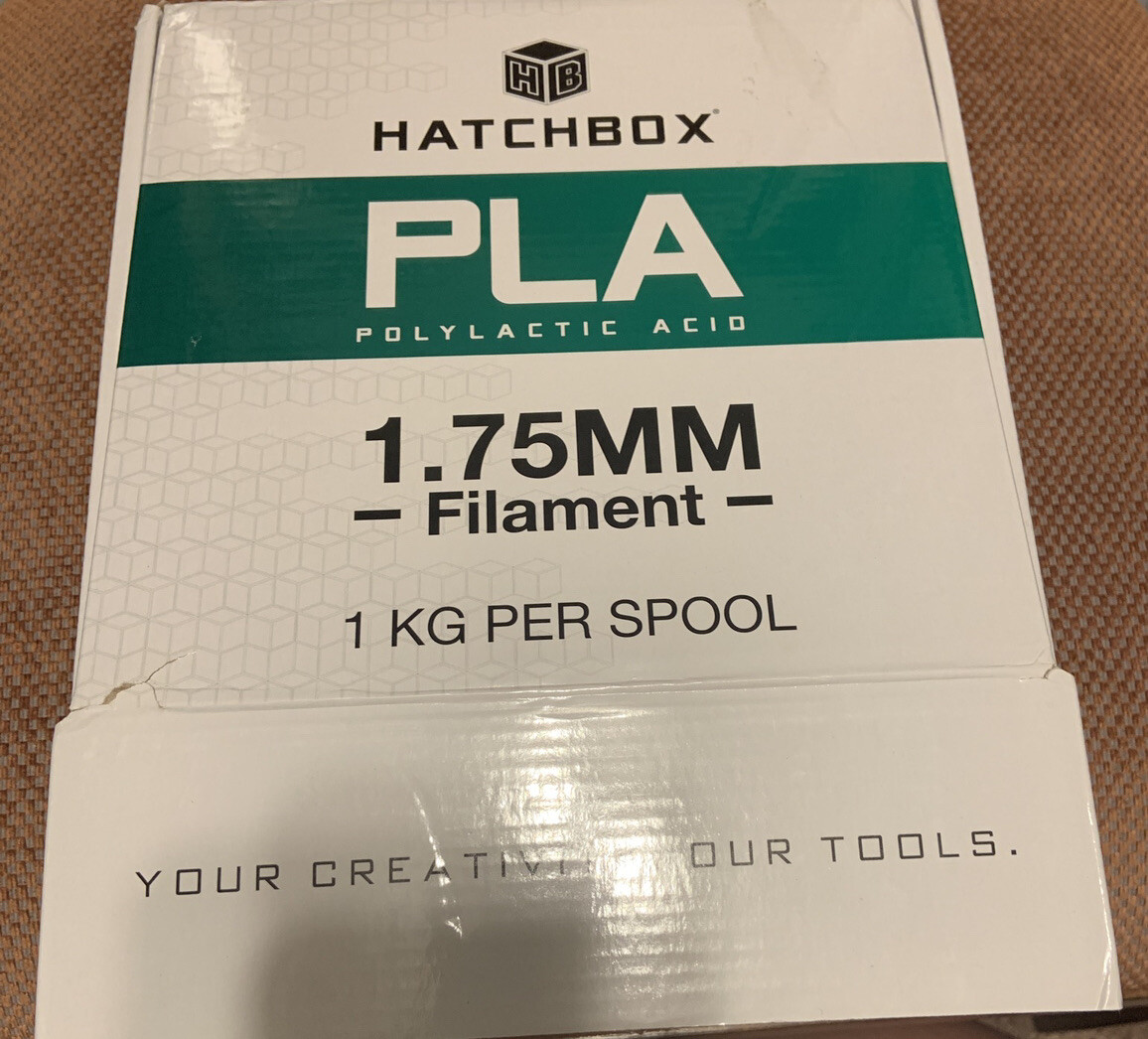 HATCHBOX 3D Printer Filament 1.75mm in True Red, 1kg Spool | eBay