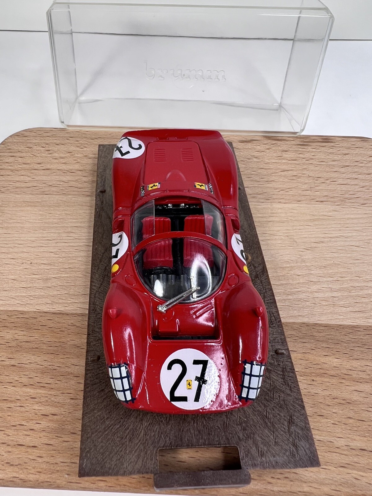 BRUMM / LE MANS 1966 - FERRARI 330 P3 #27 - 1/43 scale model car - R158 ...
