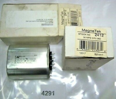 2 Magnetek Capacitor # 2412 6X662B Ge30Mfd | eBay