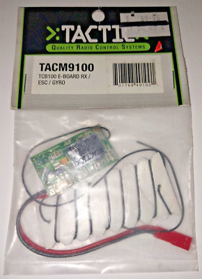 Tactic RC TACM9100 TCB100 E-Board RX / ESC / GYRO for Heli-Max Axe EZ ...