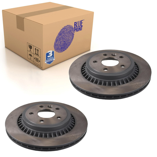 Pair of Rear Brake Disc Fits Volvo XC60 OE 31277357 Blue Print ...